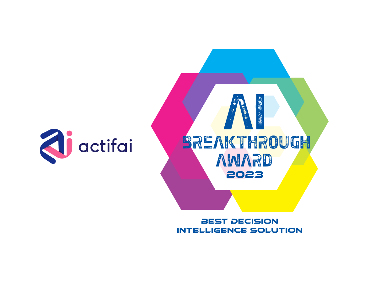 Actifai Wins 2023 AI Breakthrough Award